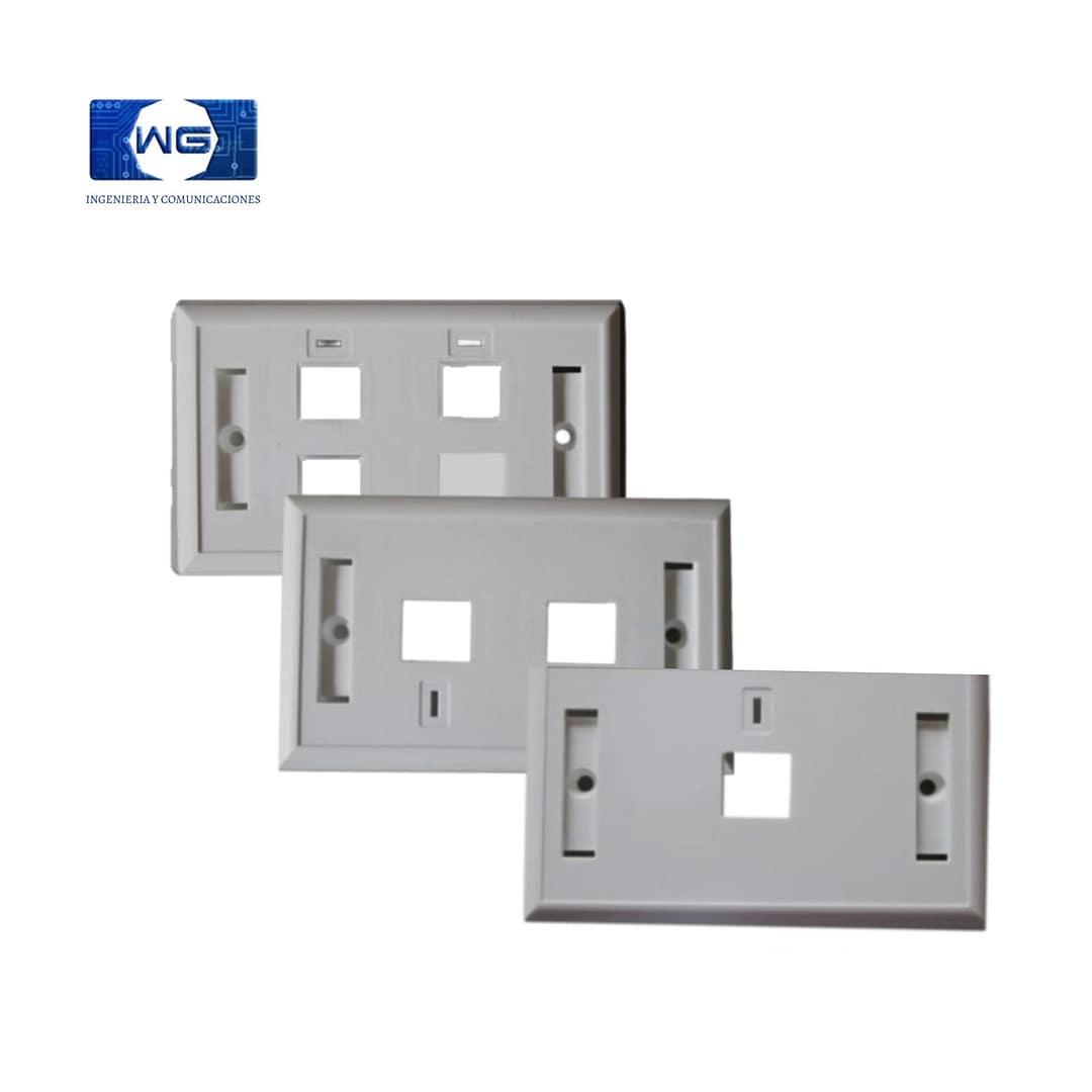 Faceplate Rj45 - INGENIERIA & COMUNICACIONES