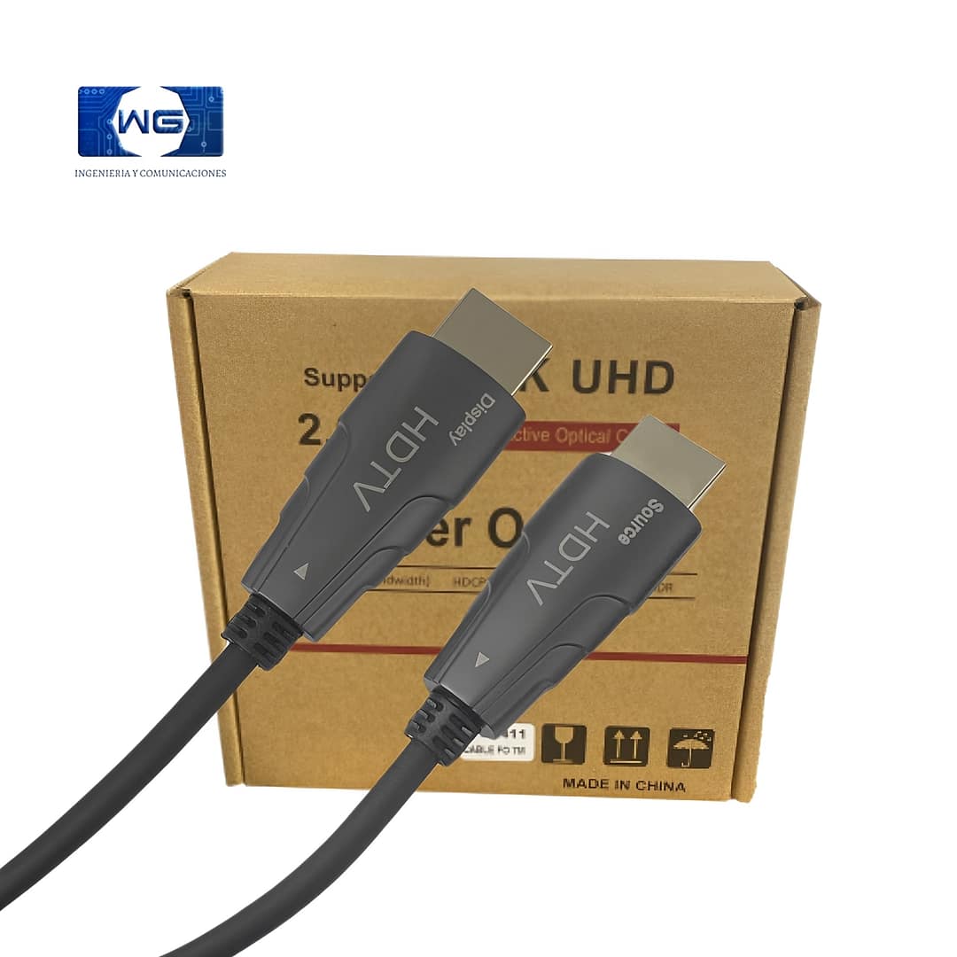 Cable Hdmi De Fibra Óptica 4k X 8k - INGENIERIA & COMUNICACIONES
